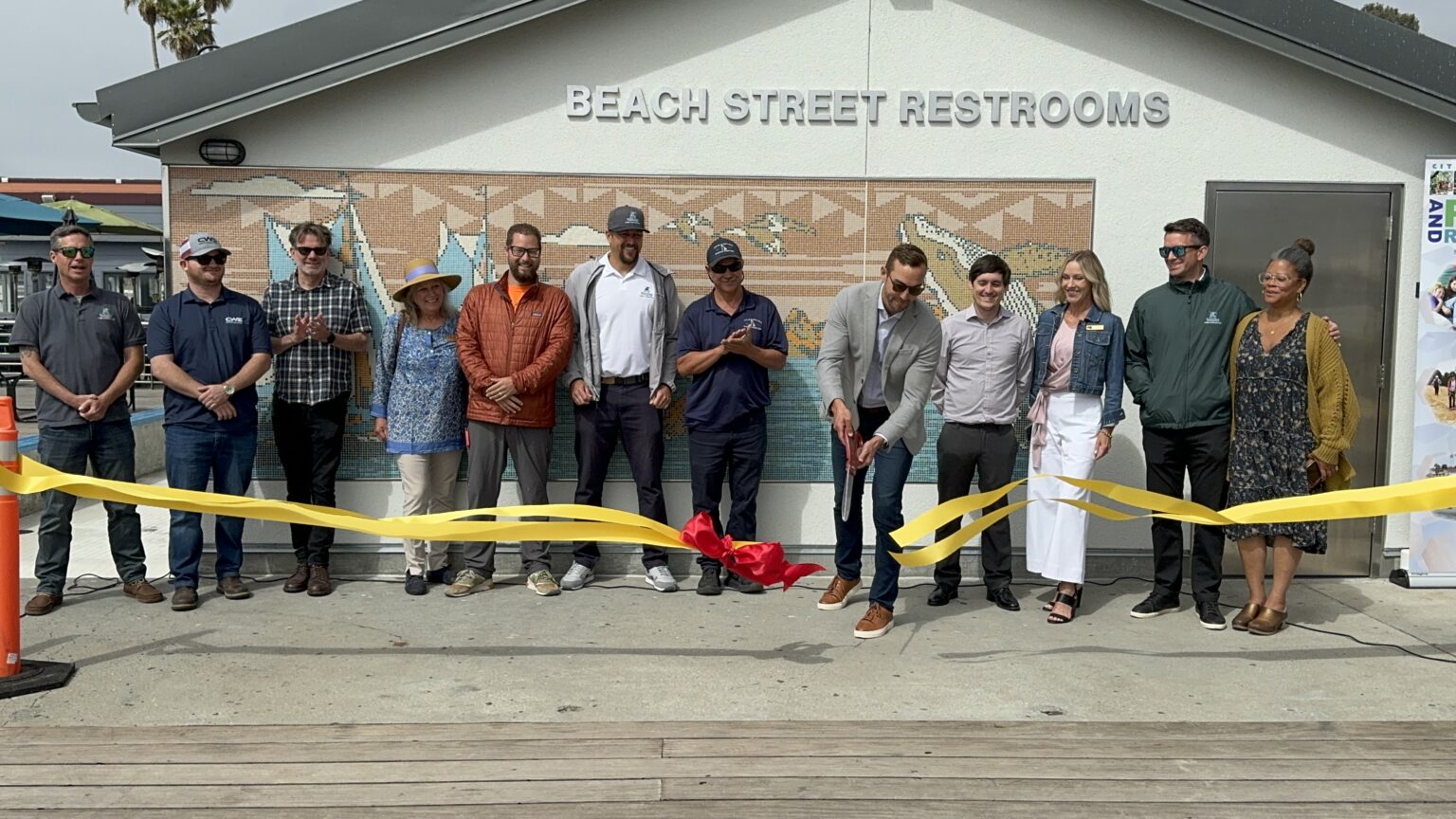 Clean California Ribbon Cutting and Opening of Main Beach Restroom ...