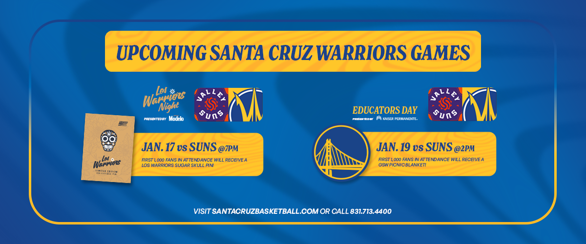 Santa Cruz Warriors vs Valley Suns - Event Santa Cruz